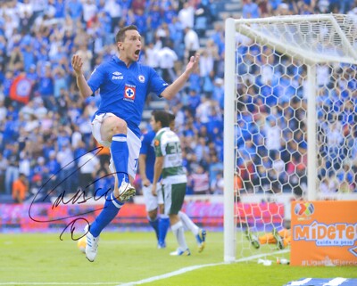 CHRISTIAN CHACO GIMENEZ SIGNED AUTO'D 11X14 PHOTO CRUZ AZUL FC MEXICO ...