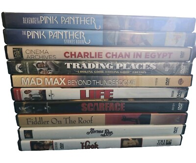 Mixed Lot Of 10 Vintage Collector's DVDs, Pre Owned, Great Condition ...
