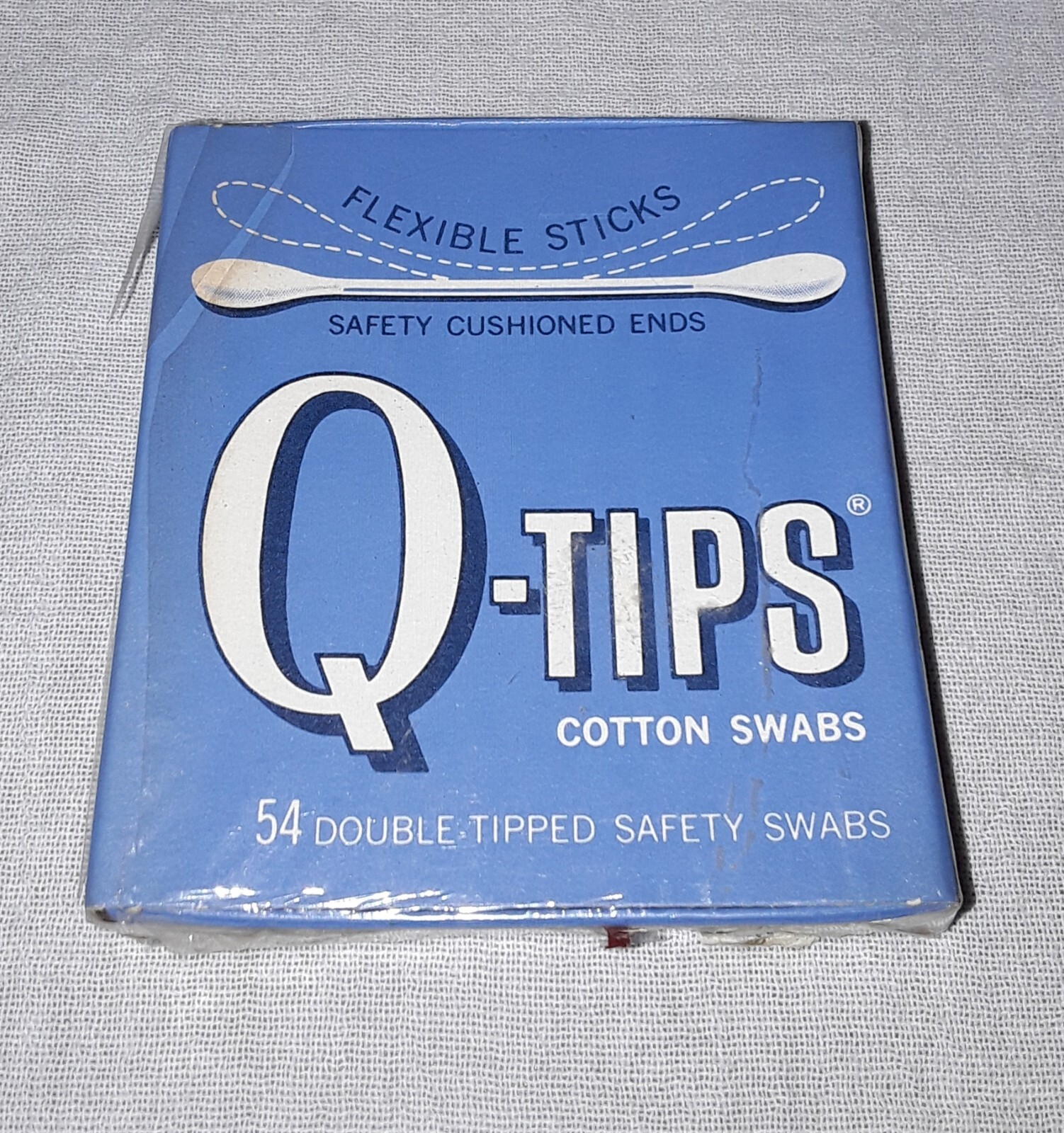 VINTAGE Q-TIPS COTTON SWABS SLIDE BOX CHESEBROUGH PONDS SEALED NOS | eBay