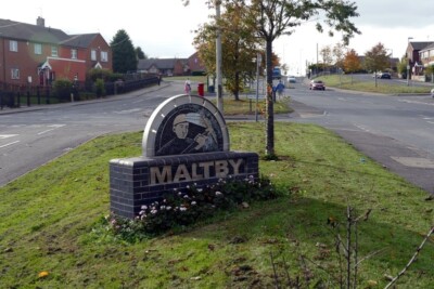 Photo 6x4 Maltby town entrance feature Maltby/SK5292 On Tickhill Road ...
