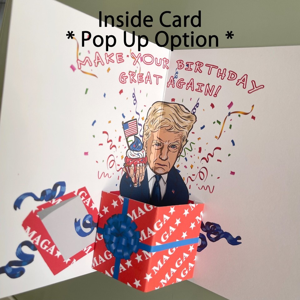 Trump, Elon Musk Birthday Card Funny Bitrthday Cards gifts | eBay