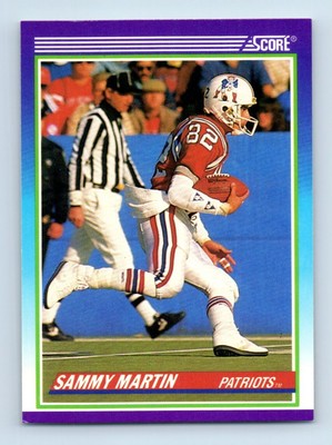 1990 Score Sammy Martin Rookie New England Patriots #444 | eBay
