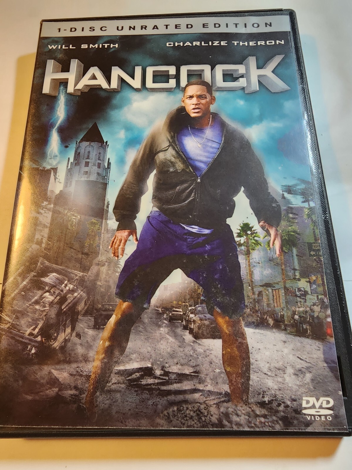 Hancock DVD Will Smith Charlize Theron - VG+ D20 | eBay