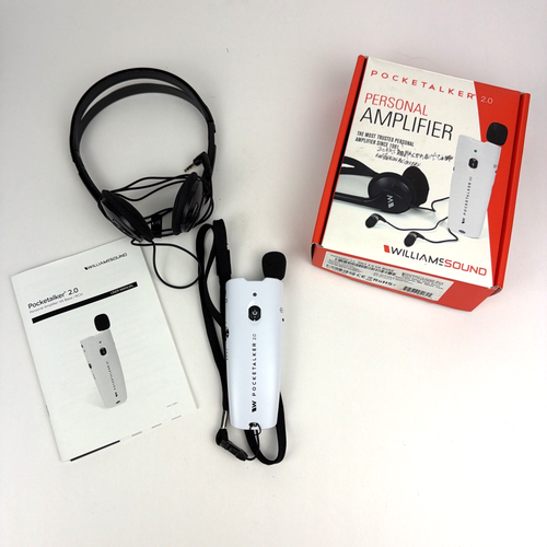 Williams Sound Pocketalker 2.0 Personal Sound Amplifier PKT 2.0 VA Base ...