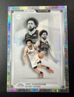 2025-26 Topps Chrome Basketball Cade Cunningham Glass Canvas Case Hit ...