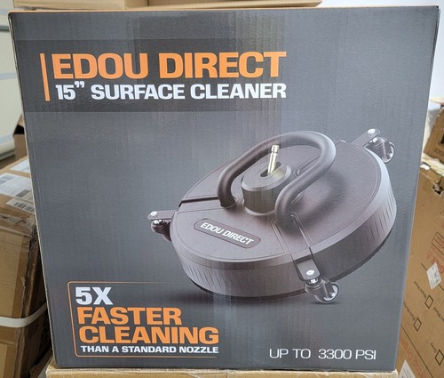 EDOU Direct Pressure Washer Surface Cleaner 15" Composite HD w/wheels ...