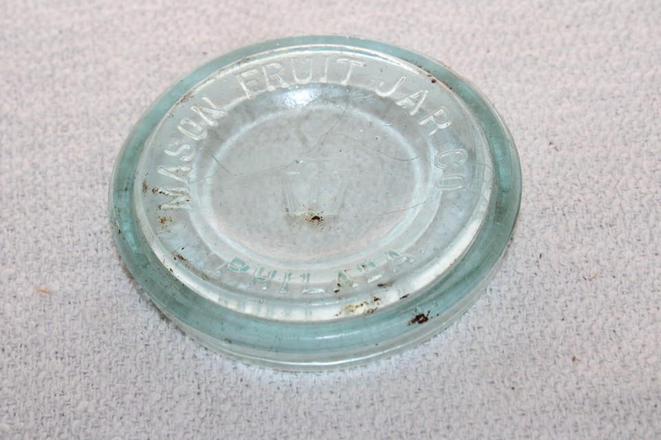 MASON FRUIT JAR LID KEY STONE | eBay