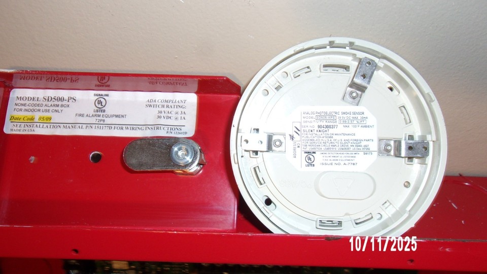 SILENT KNIGHT 5808 ADDRESSABLE FIRE ALARM CONTROL PANEL | eBay