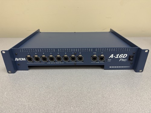Aviom A-16D Pro A-Net Distributor (#11032) NO POWER - PLEASE READ | eBay