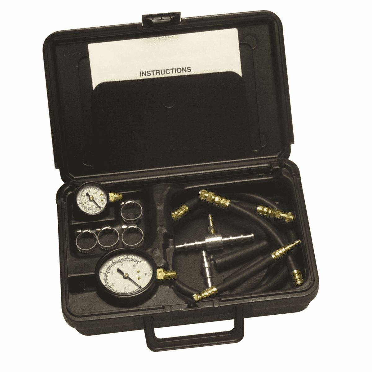 S & G Tool Aid 53980 Fuel Injection Pressure Tester with 2 Gages ...