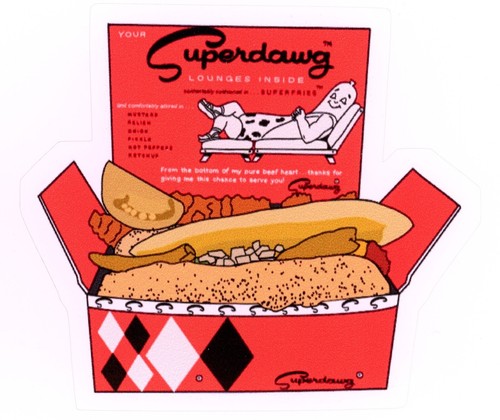 Superdawg Logo Sticker (Reproduction) | eBay