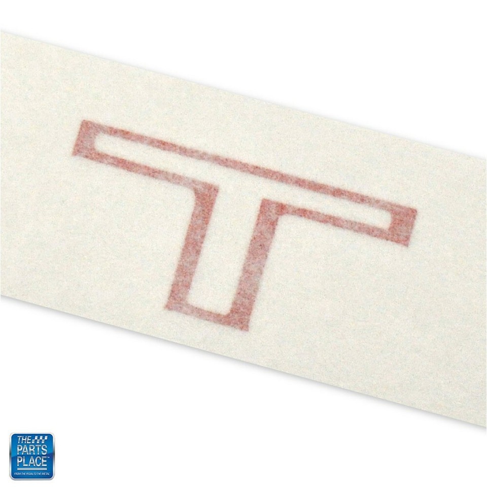 1970-1972 GTO Deck Lid Decal "GTO" Red EA | eBay