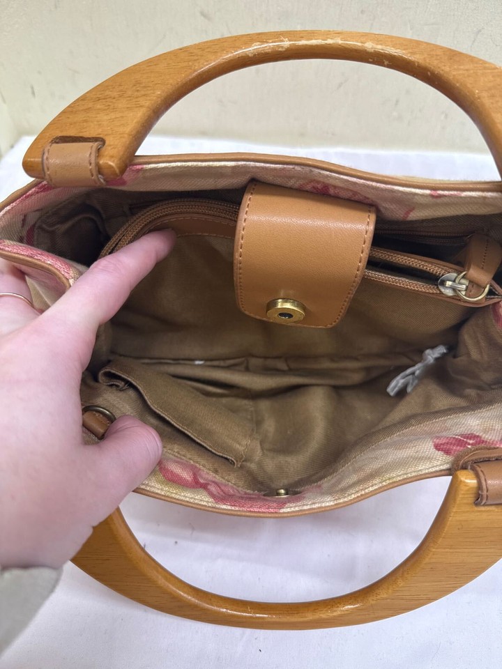 Fossil Pink Floral Purse Bag | eBay