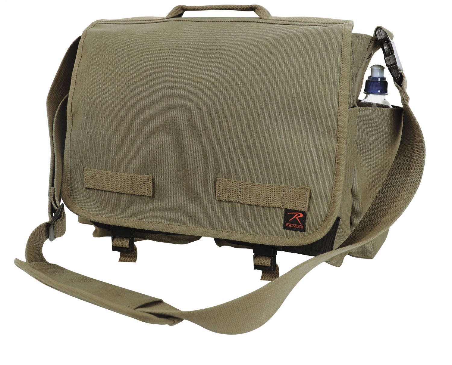 Heavy Duty Cotton Canvas Concealed Carry Gun Messenger Shoulder Bag ...
