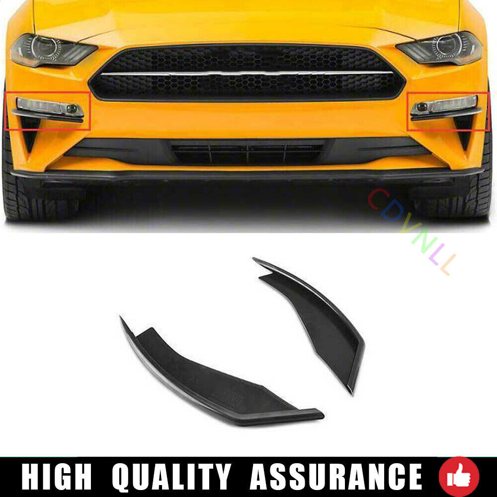 For Ford Mustang MP 2018-2021 Matte Black Exterior Front Fog Light ...