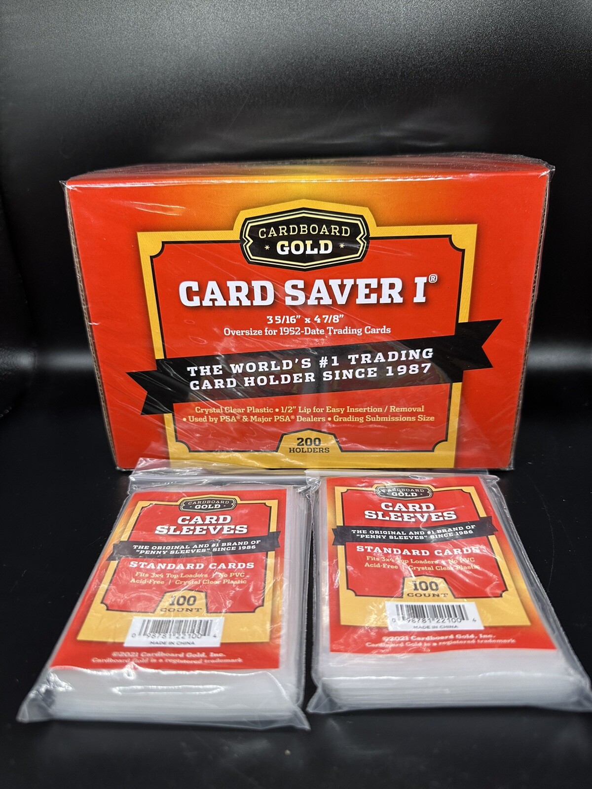200 Card Saver 1 Semi Rigid PSA CGC Grading Holders & Sleeves ...