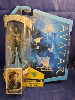 Private Sean Fike W/MASK Figure James Cameron's Avatar 2009 Mattel 4 ...