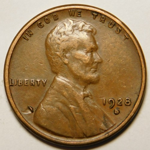 1928 S Lincoln Wheat Cent Penny VF-Details "Actual Coin Pictured" | eBay