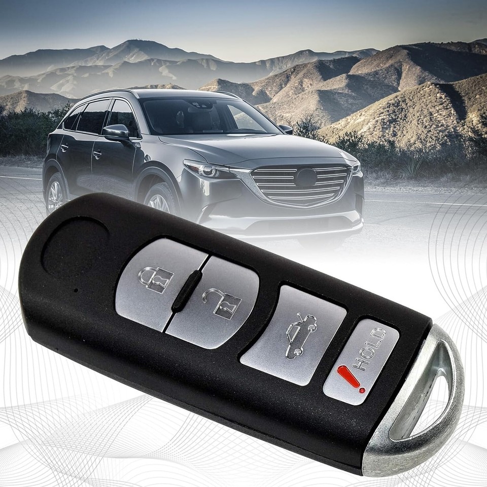 HQRP Remote Key Fob Shell Case Keyless Entry for Mazda 3 6 CX3-CX9 MX5 ...