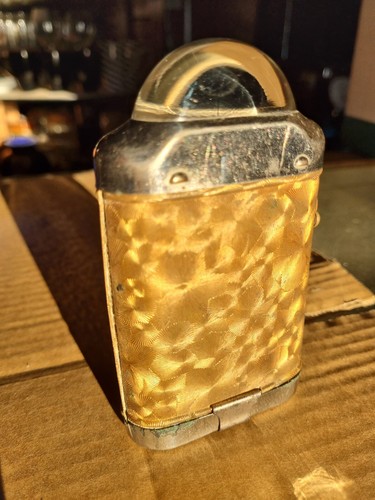 RARE Circa 1930s/40s Fish Eye Style Gold Copper Cased Battery Torch ...