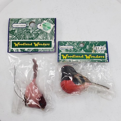 Vintage Woodland Wonders Hobby Lobby Miniature Birds Floral Arrangement ...