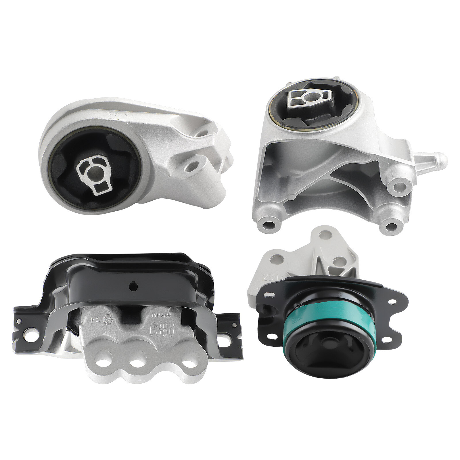 Engine Motor & Trans Mount Set of 4 for Chevrolet Equinox GMC Terrain 2 ...
