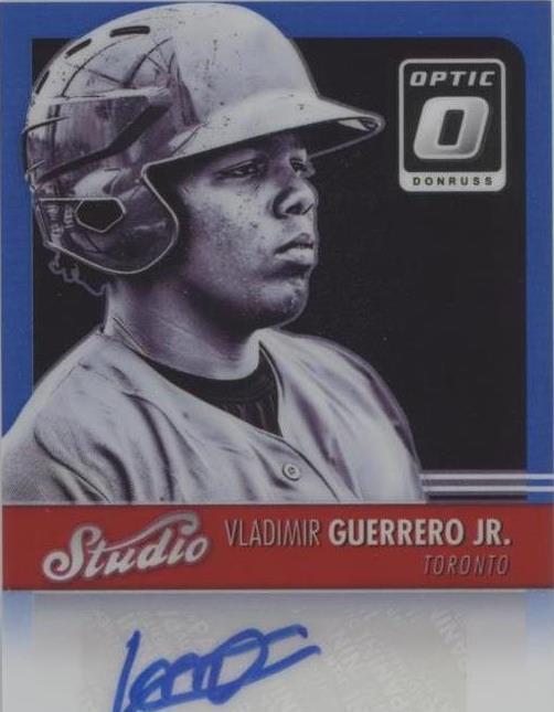2016 Panini Donruss Optic - Studio Signatures Vladimir Guerrero Jr. # ...