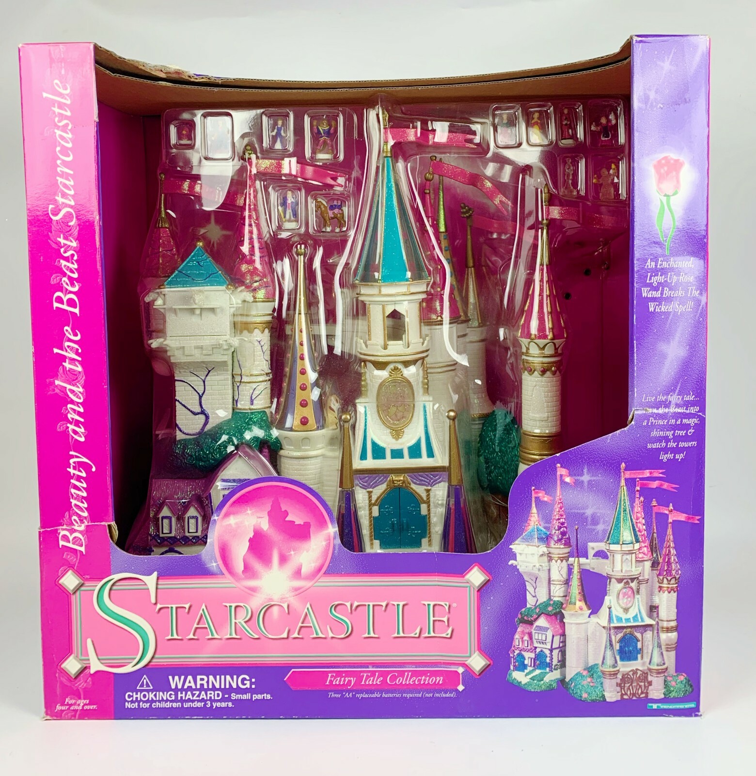Trendmasters Starcastles Beauty Beast Belle Castle Polly Pocket New Disney | eBay