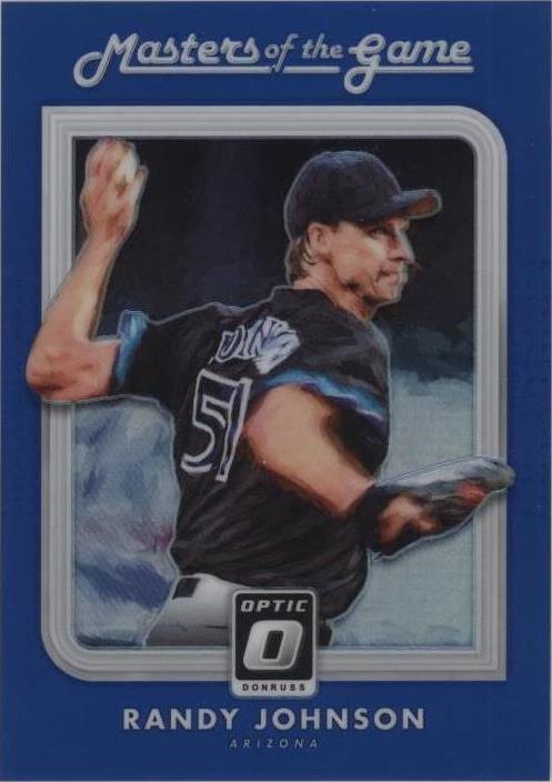 2016 Panini Donruss Optic - Masters of the Game Randy Johnson #MG8 Blue ...