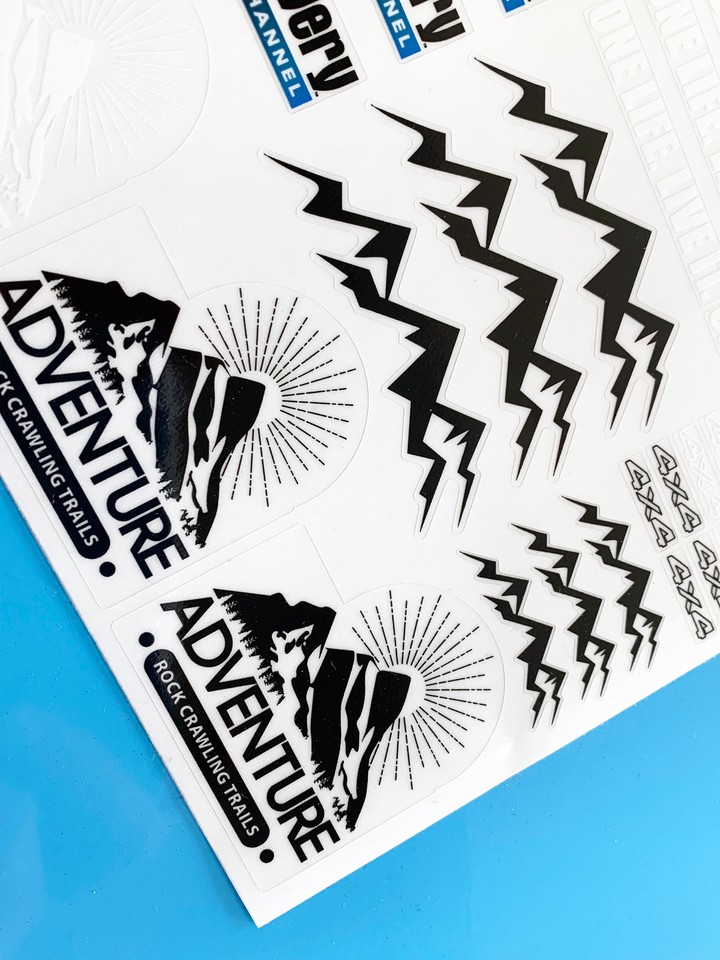 RC Rock Crawler 'DISCOVERY NAT GEO' 18th scale stickers decals RC4WD ...