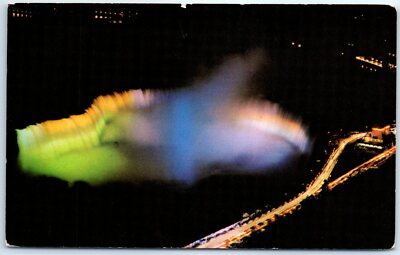 Illuminated View of Horseshoe Falls as viewed from the Skylon Tower ...