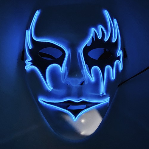 LED Phantom Opera Mask Light Up 3 Modes Costume Rave Cosplay Party ...
