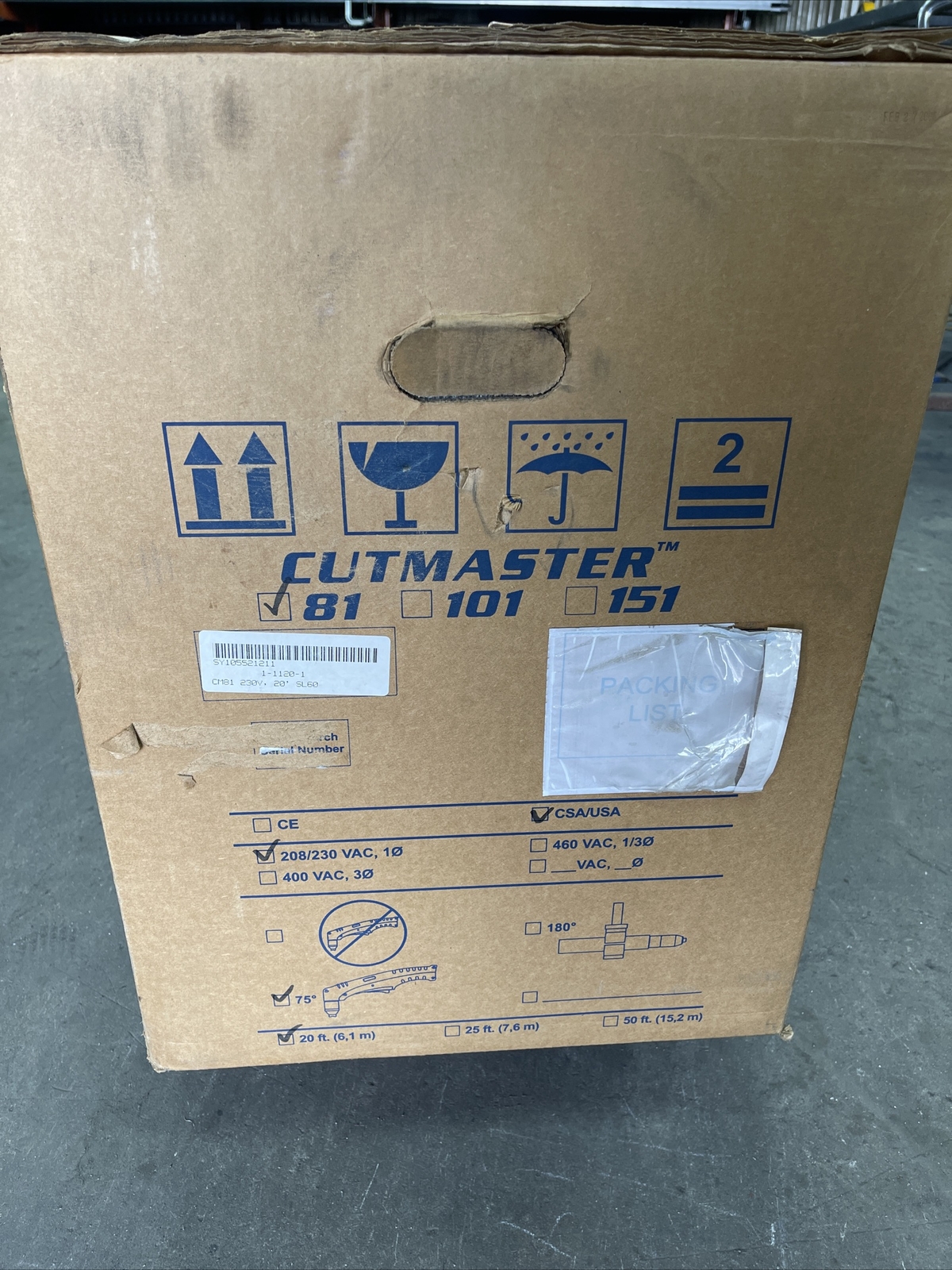 New Thermal Dynamics Cutmaster 81 Plasma Cutter | eBay