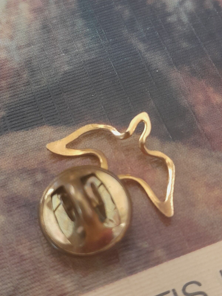 Expressions of Faith Dove Holy Spirit Snapback Lapel Pin Gold Tone | eBay
