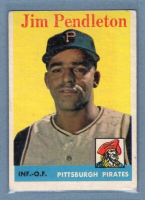 1958 Topps #104 Jim Pendleton (e) VG GO501 | eBay