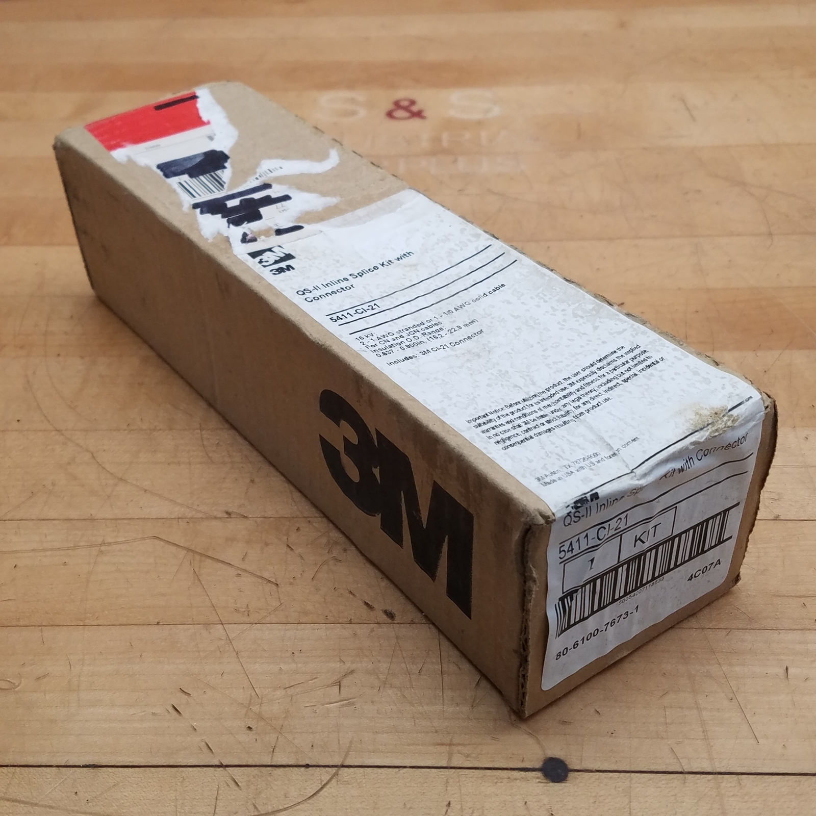 3M 5411-CI-21 QS-II Inline Splice Kit With Connector, For CN And JCN ...