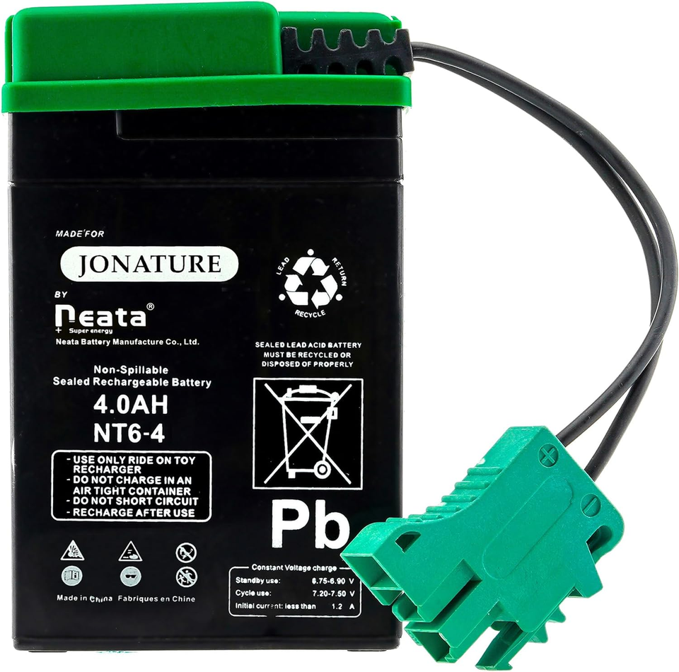 6V Battery for Peg Perego Lil Tractor and Trailer/Santa Fe Train ...