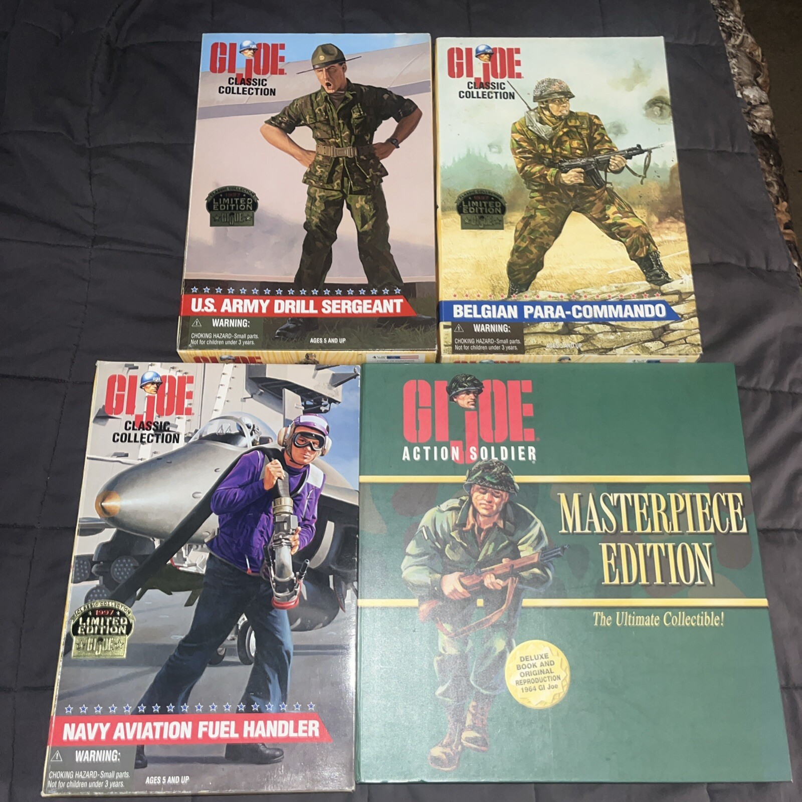 GI JOE 4 FIGURE LOT - 1 MASTERPIECE EDITION - 3 CLASSIC COLLECTION ...