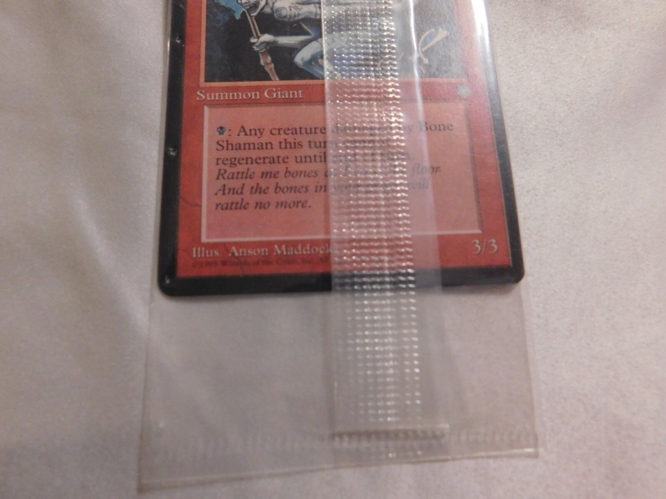 Magic the Gathering Ice Age Bone Shaman Card New and Sealed 1995 | eBay