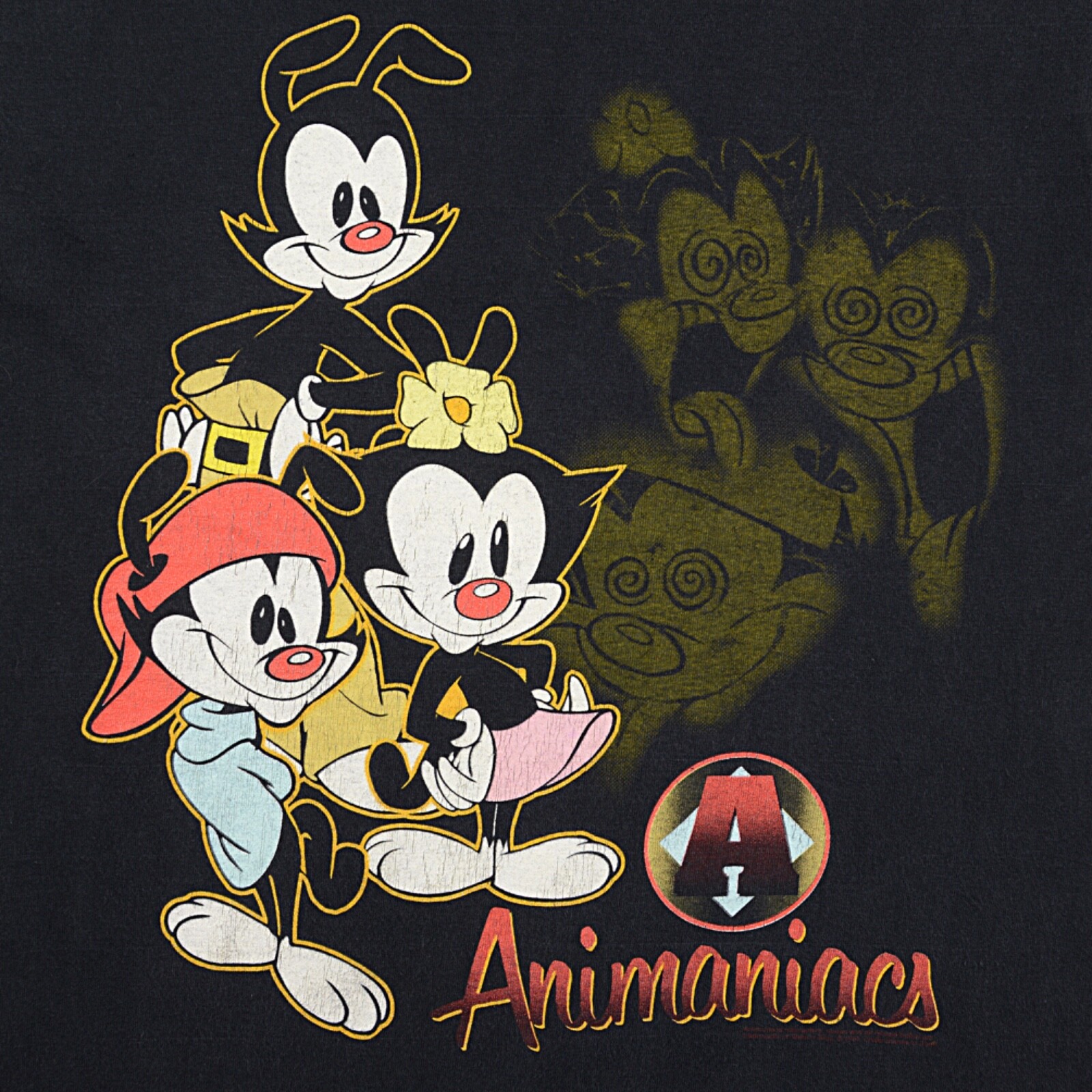VTG ANIMANIACS Yakko Wakko Dot RARE 1994 Warner T-Shi… - Gem