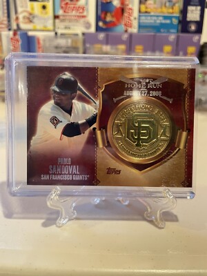 PABLO SANDOVAL 2015 Topps #FHRM-PS 1st First Home Run MEDALLION Giants ...