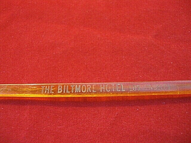Vintage Set of Swizzle Sticks from "THE BILTMORE HOTEL" Los Angeles ...