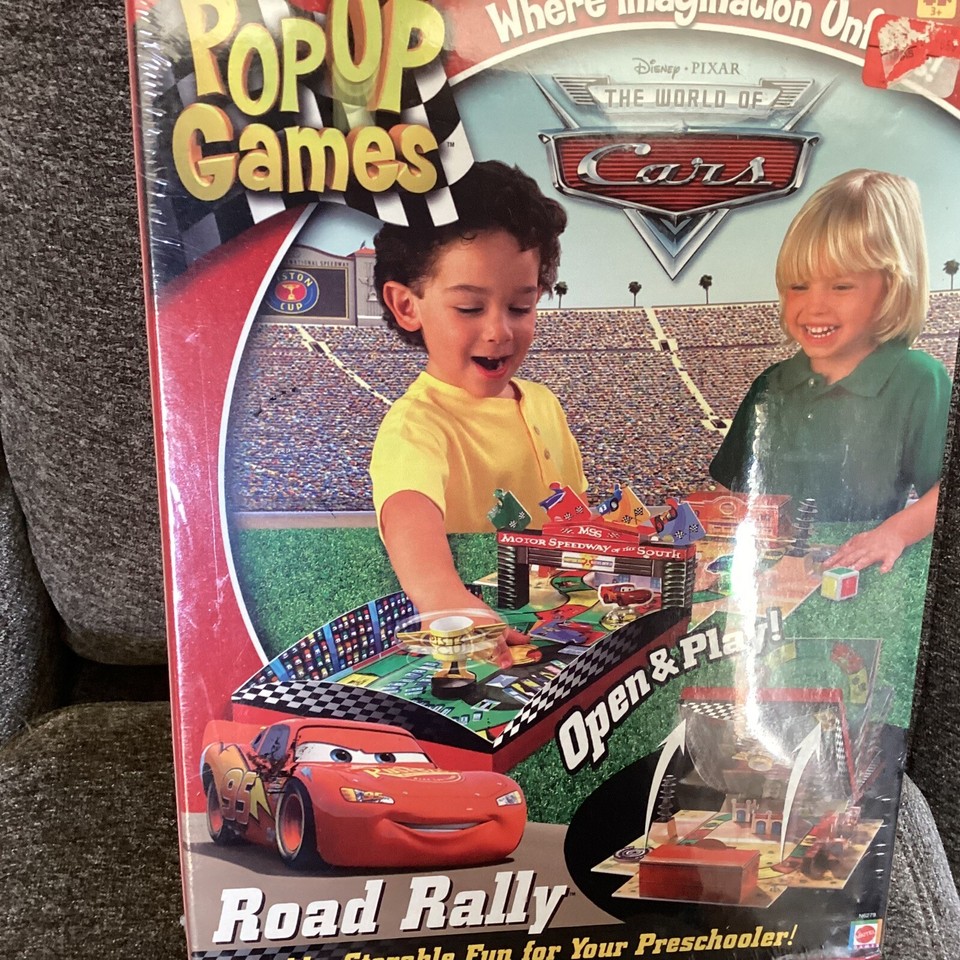 Disney Pixar Cars Pop Up Games Portable Road Rally , Brand new ( Sealed ...