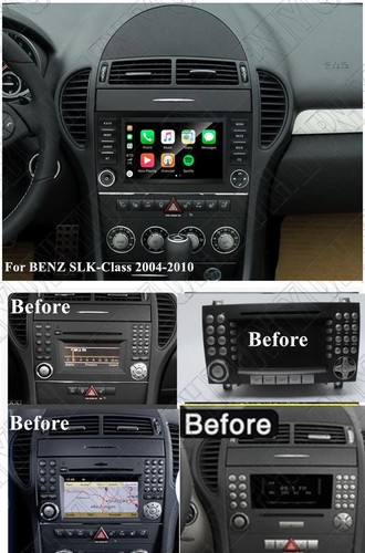 Car 7'' Android 13 Stereo Radio GPS 1G+16G For Mercedes SLK-Class R171 ...