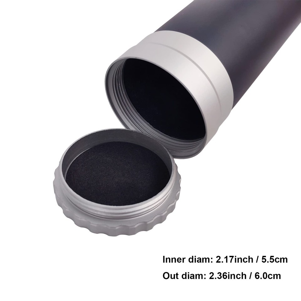 Aventik Fly Rod Case Carbon and Super Glass Fly Fishing Rod Tube CNC ...