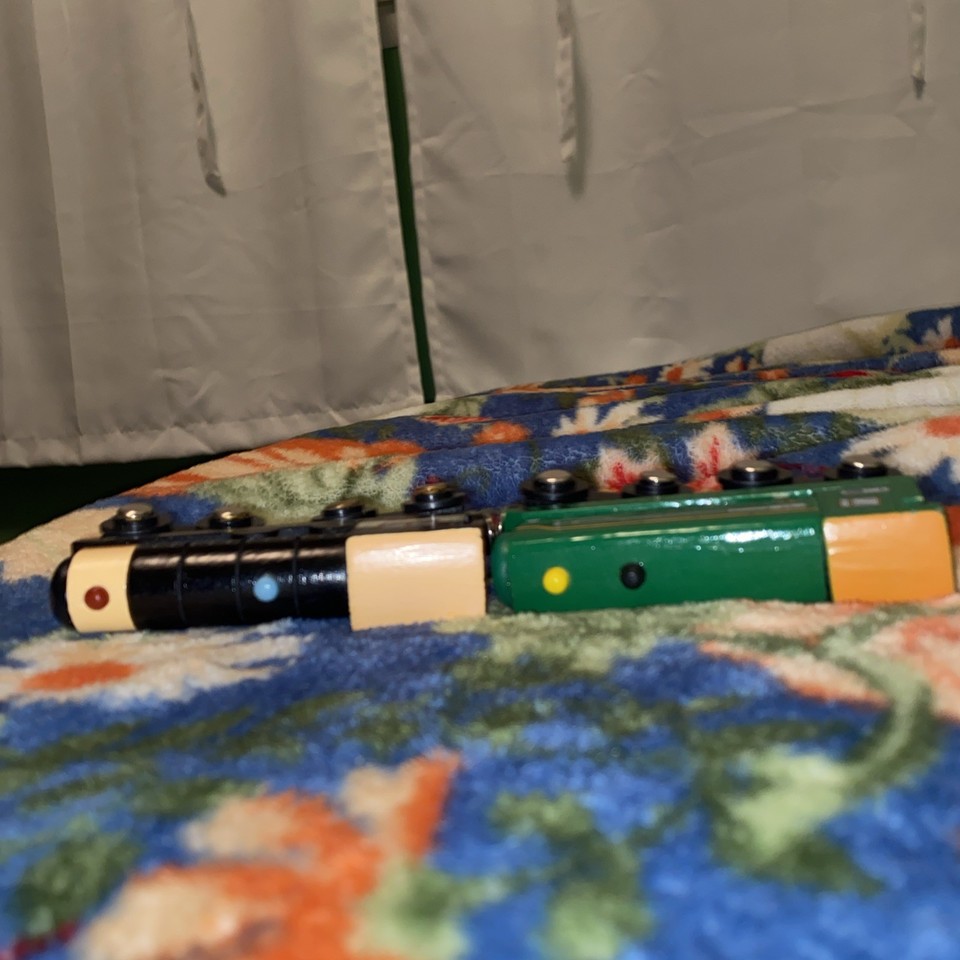 Masion Joseph Battat Black And Green Wooden Train Steam Locomotives | eBay