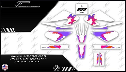 Razor MX500 MX650 graphics kit decals THICK AND HIGH GLOSS ...... | eBay