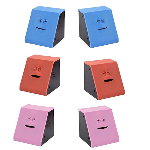 Electronic Prank Toy Money Bank for Kids ATM Coin Eating Box with Smile ...