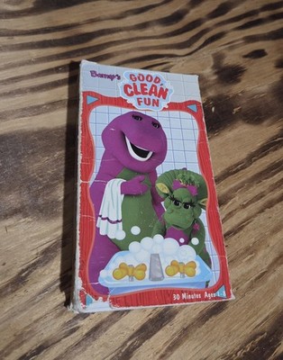 Barney & Friends Good Clean Fun VHS 1998 Video Tape Tested & Working ...