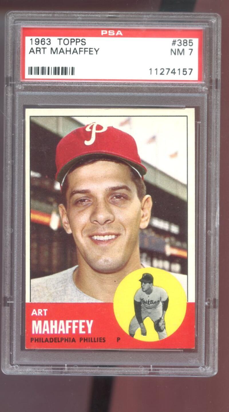 1963 Topps - #385 Art Mahaffey for sale online | eBay